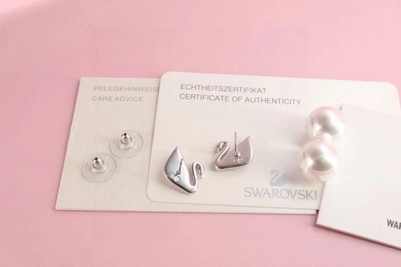 Top mirror Swarovski Earrings