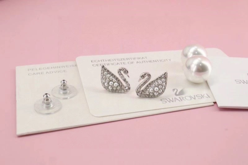 Top mirror Swarovski Earrings