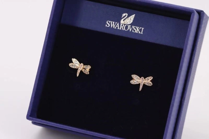 Top mirror Swarovski Earrings