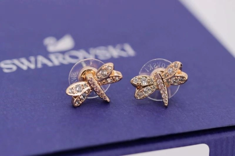 Top mirror Swarovski Earrings