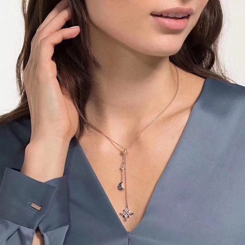 Top mirror Swarovski Necklaces