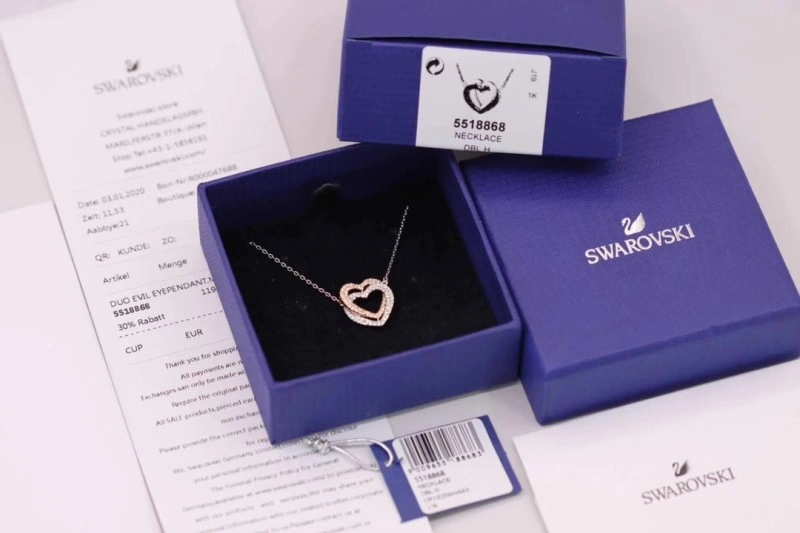 Indistinguishable Swarovski Necklaces