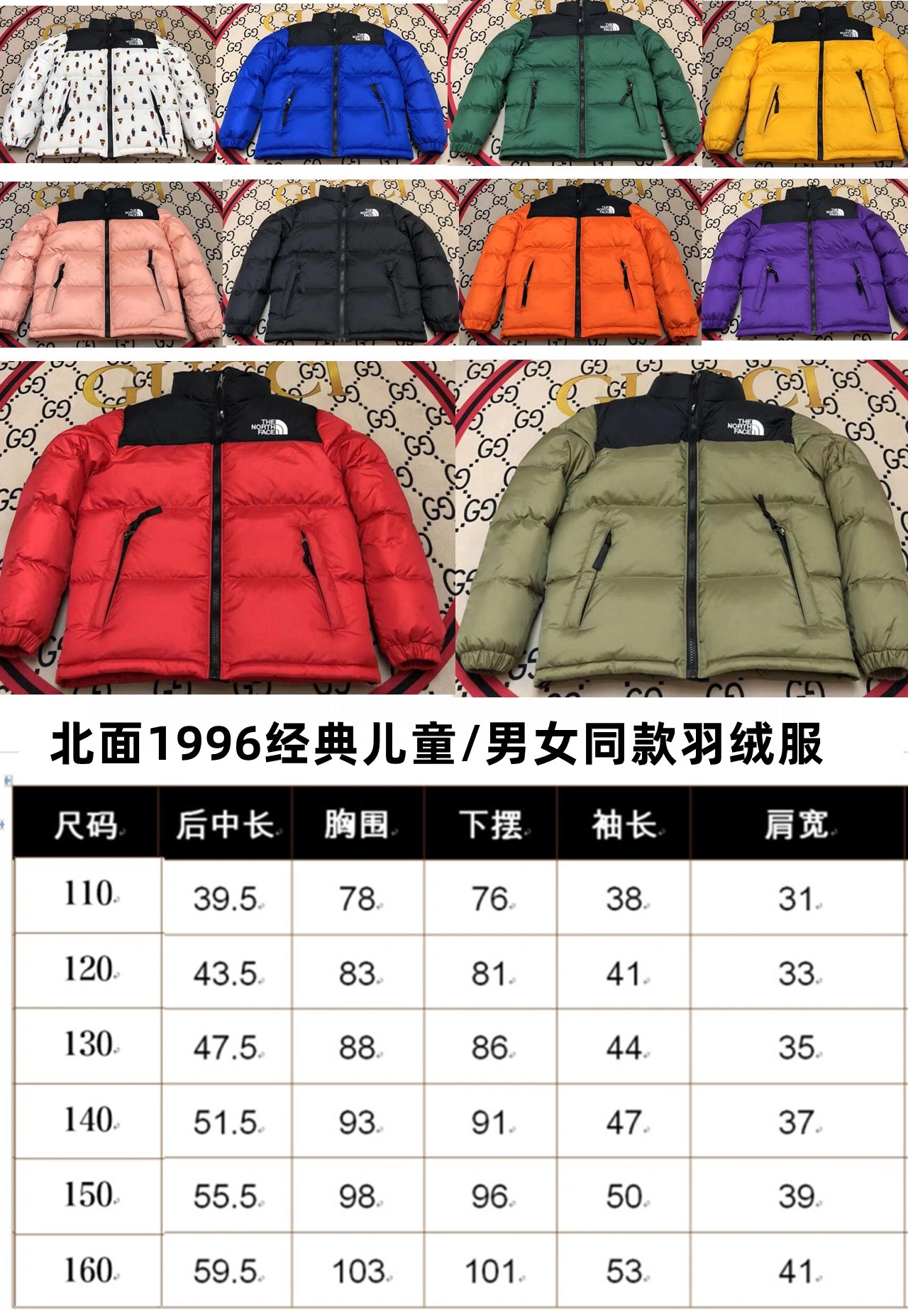 Exact replica The North Face Down Jackets