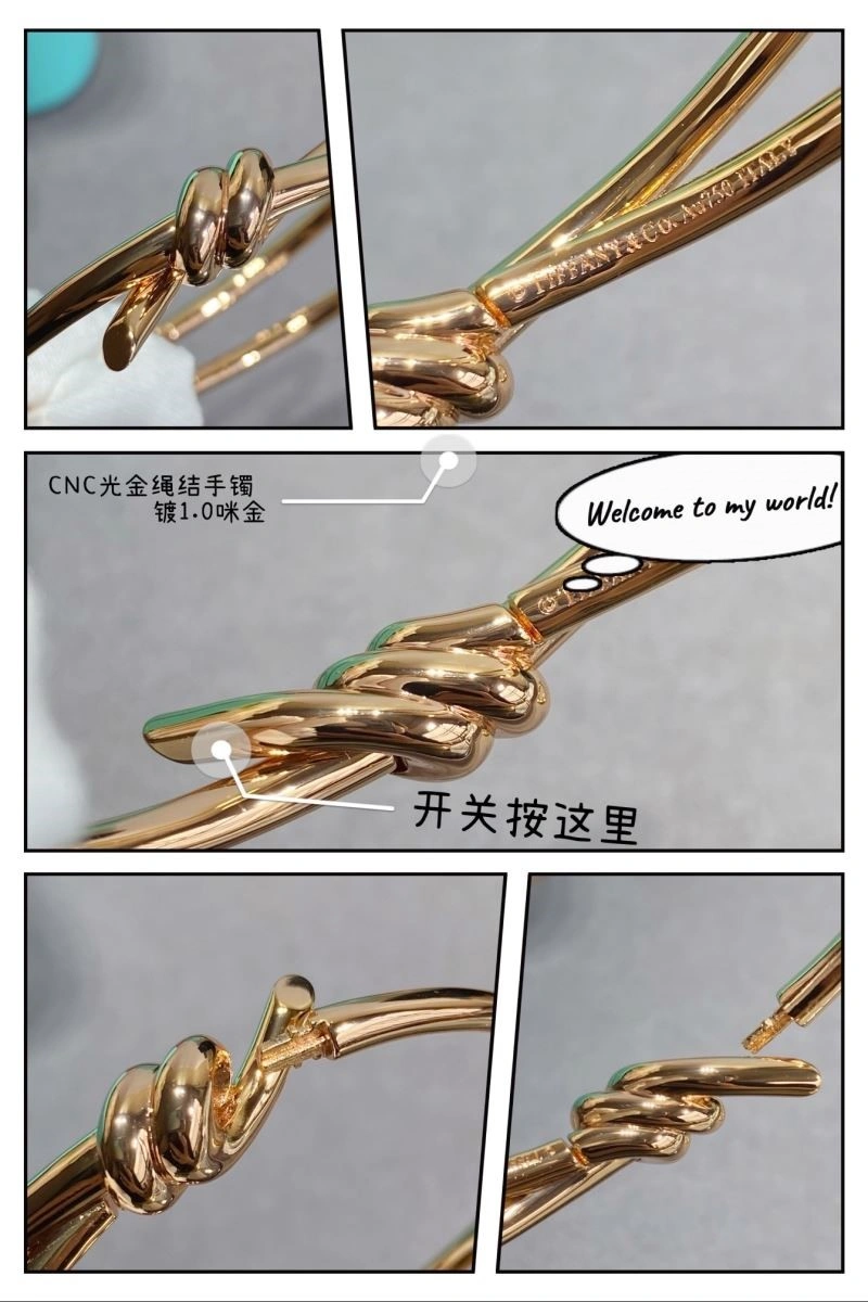 Brand-authenticated Tiffany Bracelets