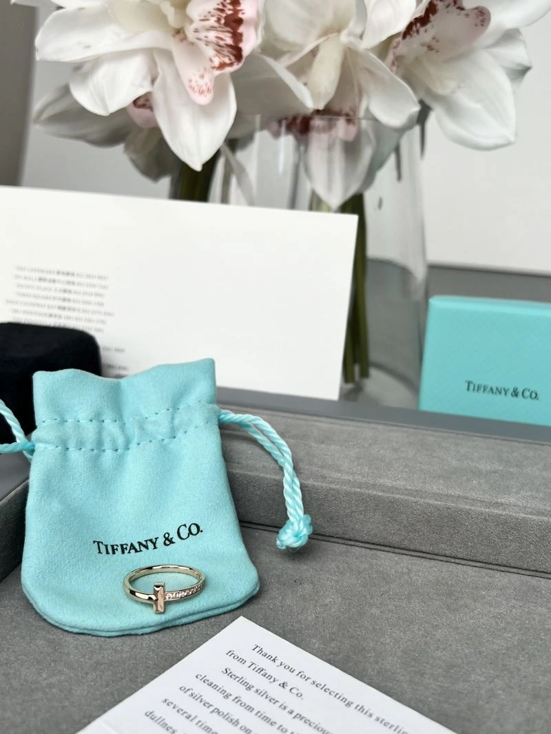 Brand-authenticated Tiffany Rings