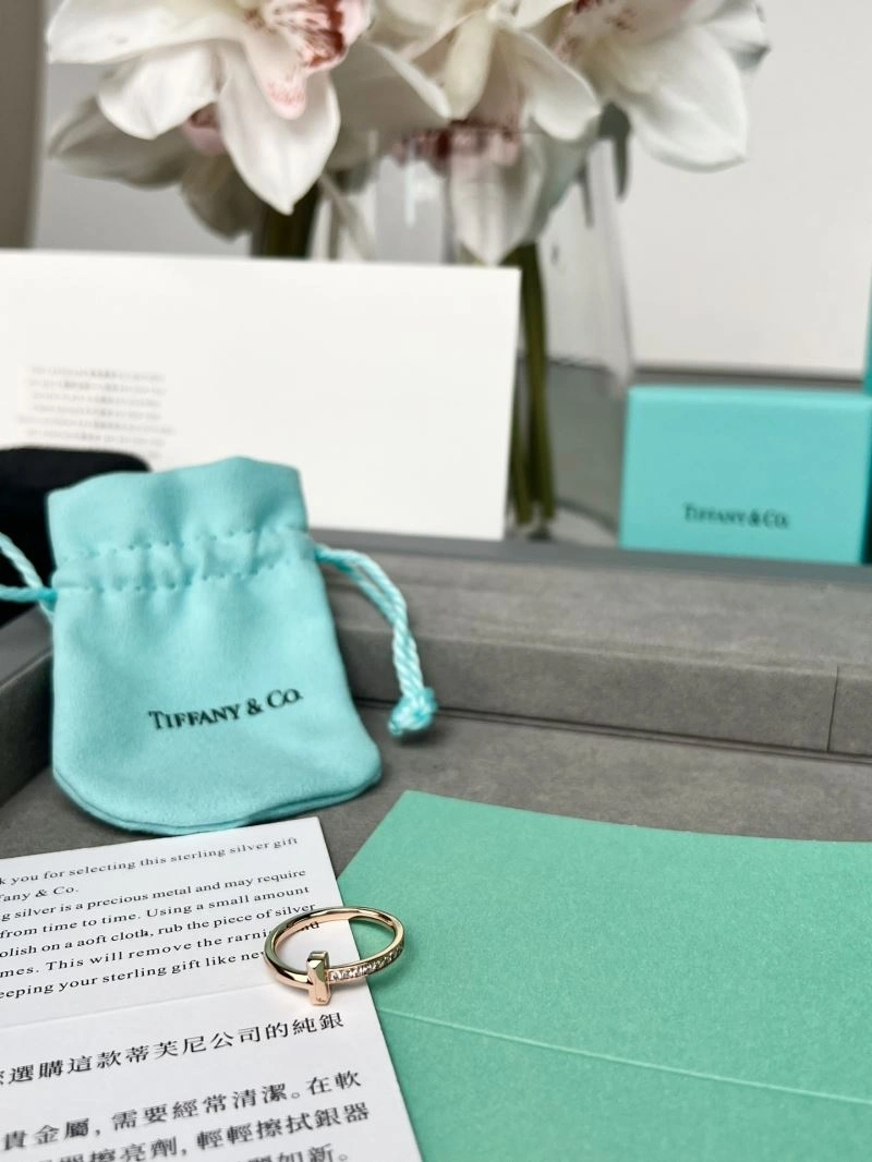 Brand-authenticated Tiffany Rings