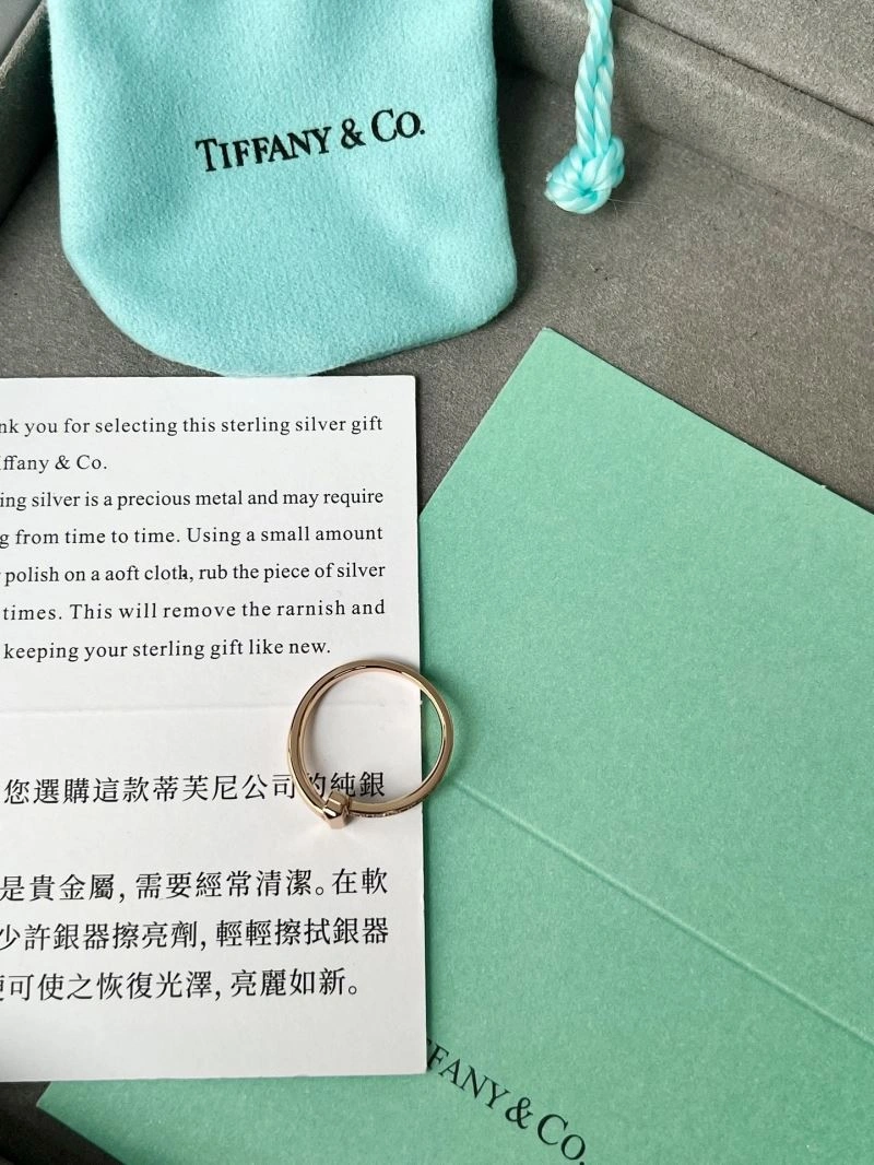 Brand-authenticated Tiffany Rings