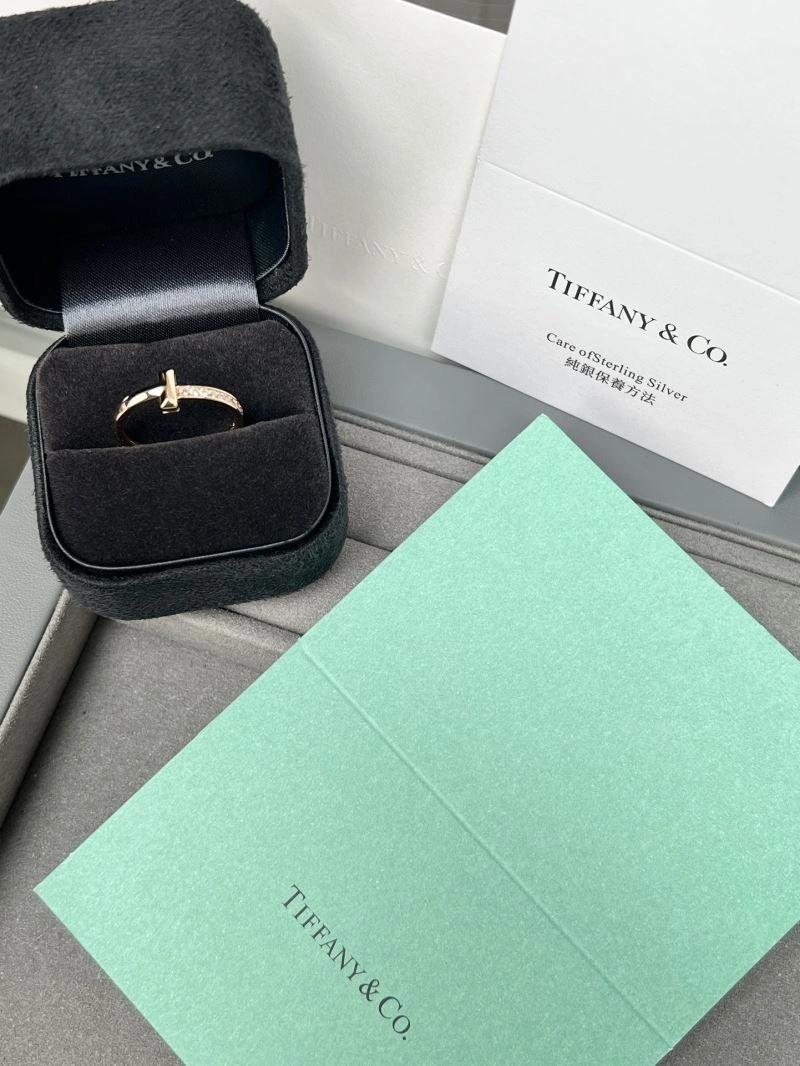 Brand-authenticated Tiffany Rings