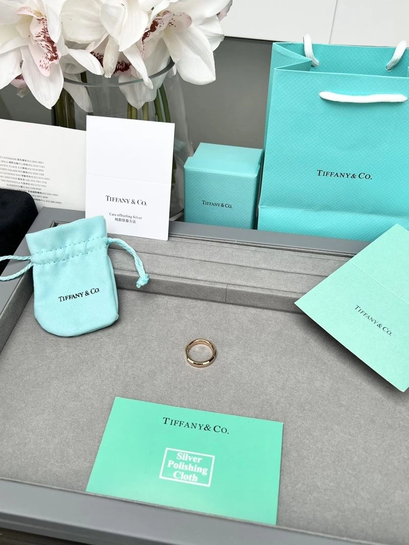 Brand-authenticated Tiffany Rings
