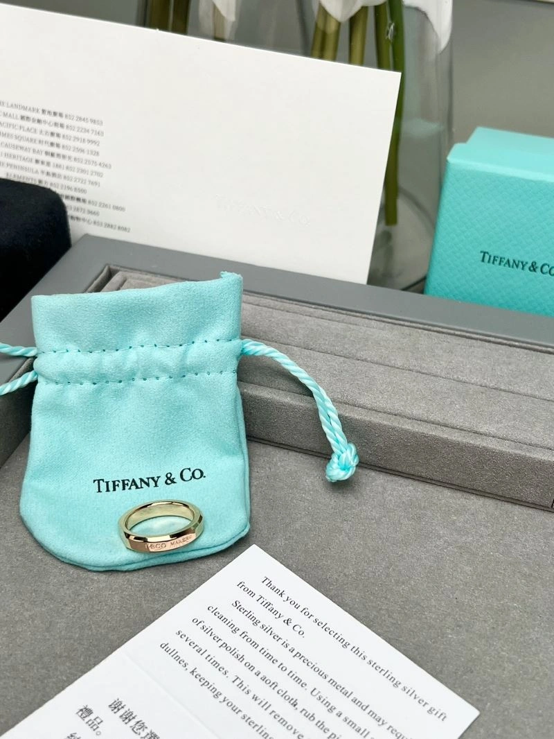Brand-authenticated Tiffany Rings