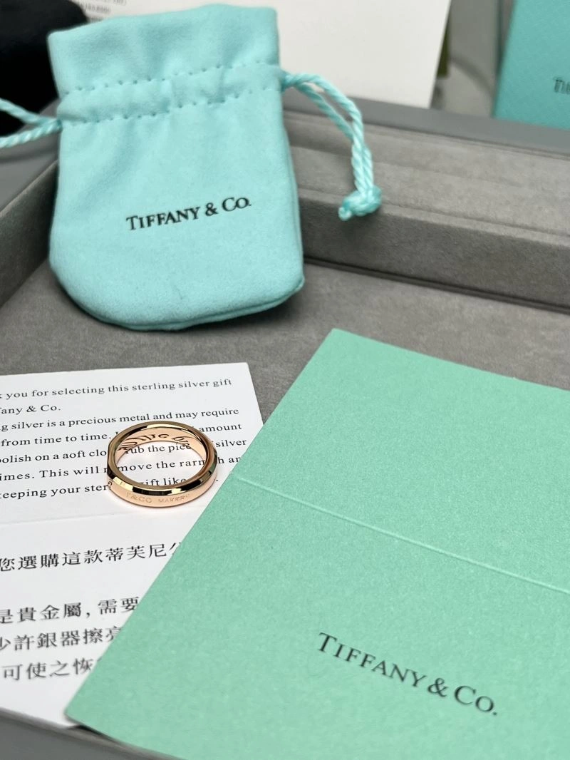 Brand-authenticated Tiffany Rings