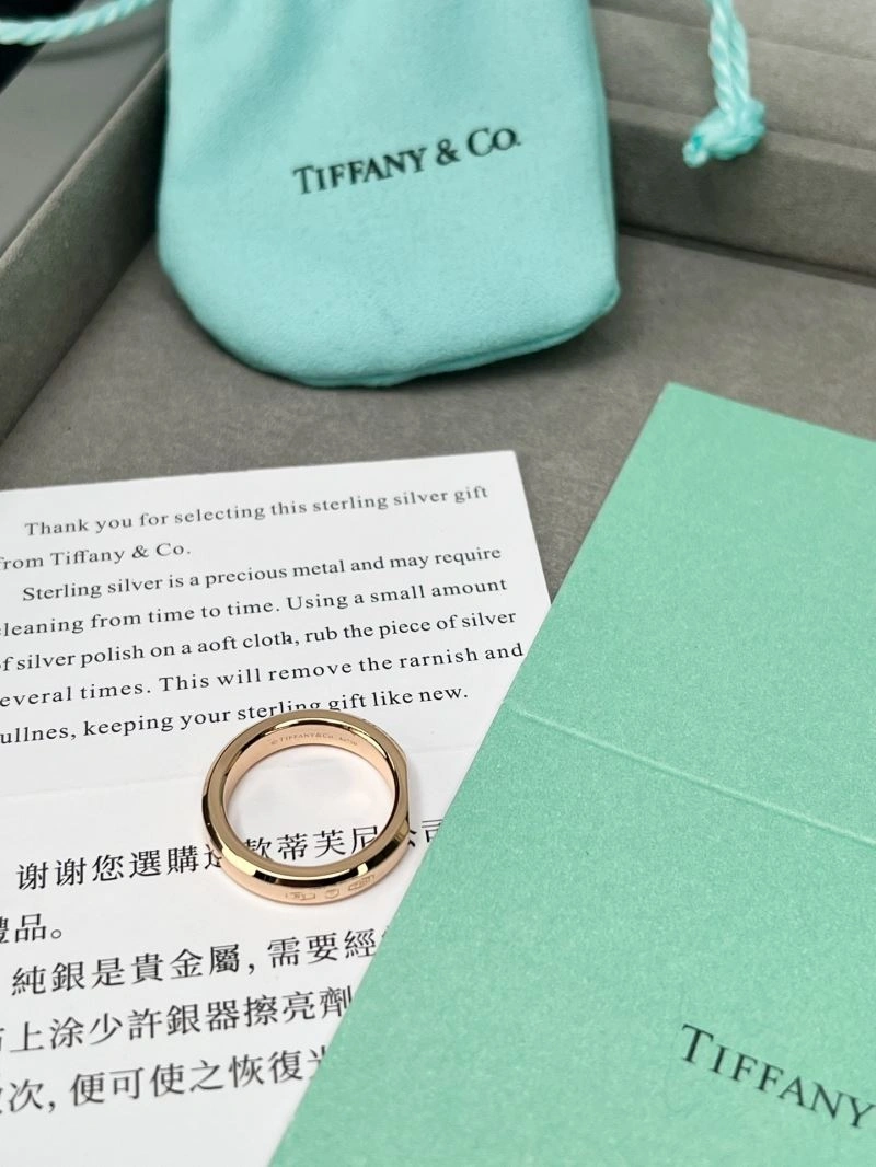 Brand-authenticated Tiffany Rings