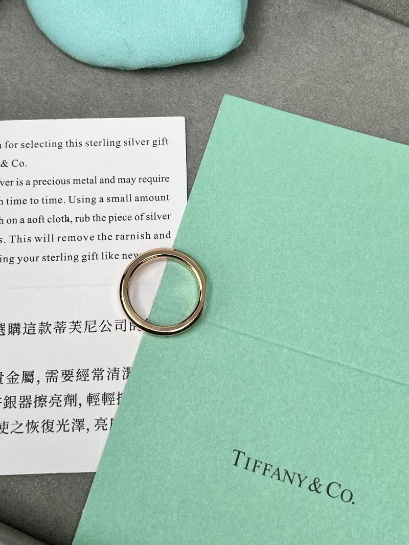 Brand-authenticated Tiffany Rings