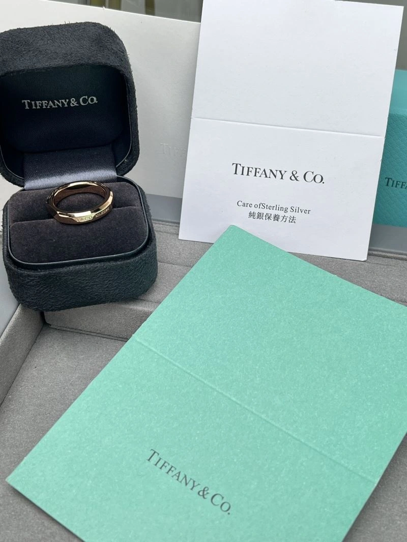 Brand-authenticated Tiffany Rings