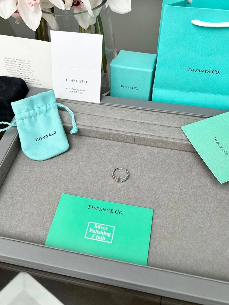 Top mirror Tiffany Rings