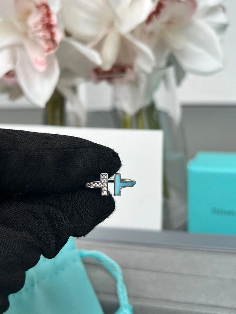 Top mirror Tiffany Rings