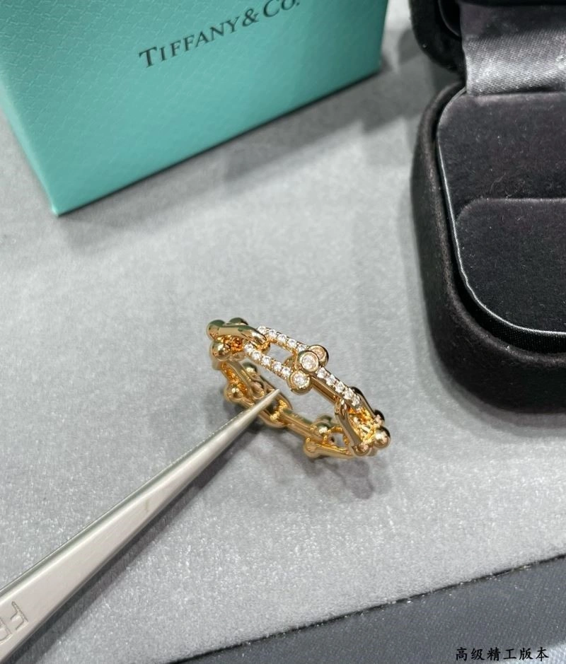 Brand-authenticated Tiffany Rings