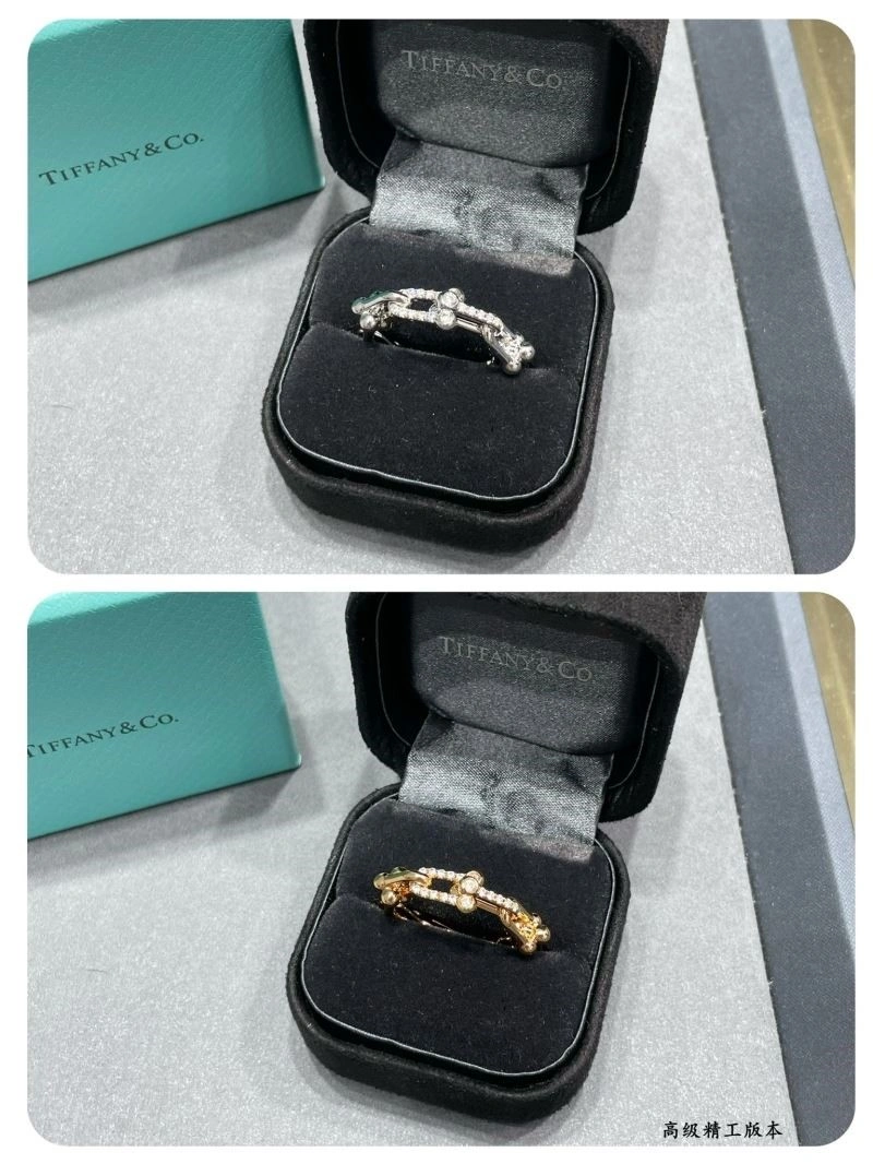 Brand-authenticated Tiffany Rings