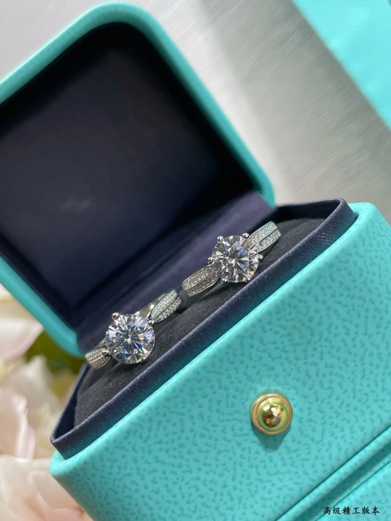 Brand-authenticated Tiffany Rings