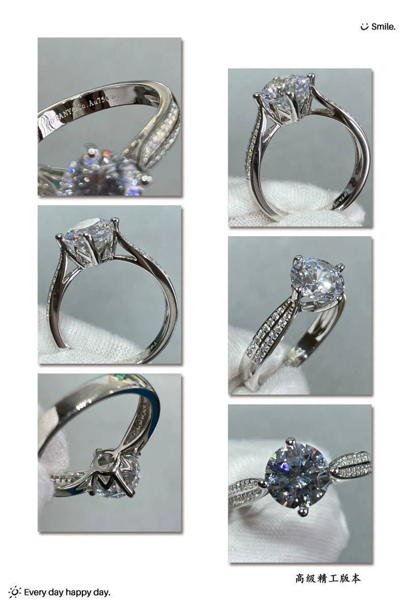Brand-authenticated Tiffany Rings