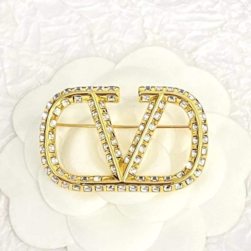 Factory-made Valentino Brooches