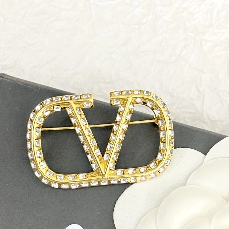 Factory-made Valentino Brooches