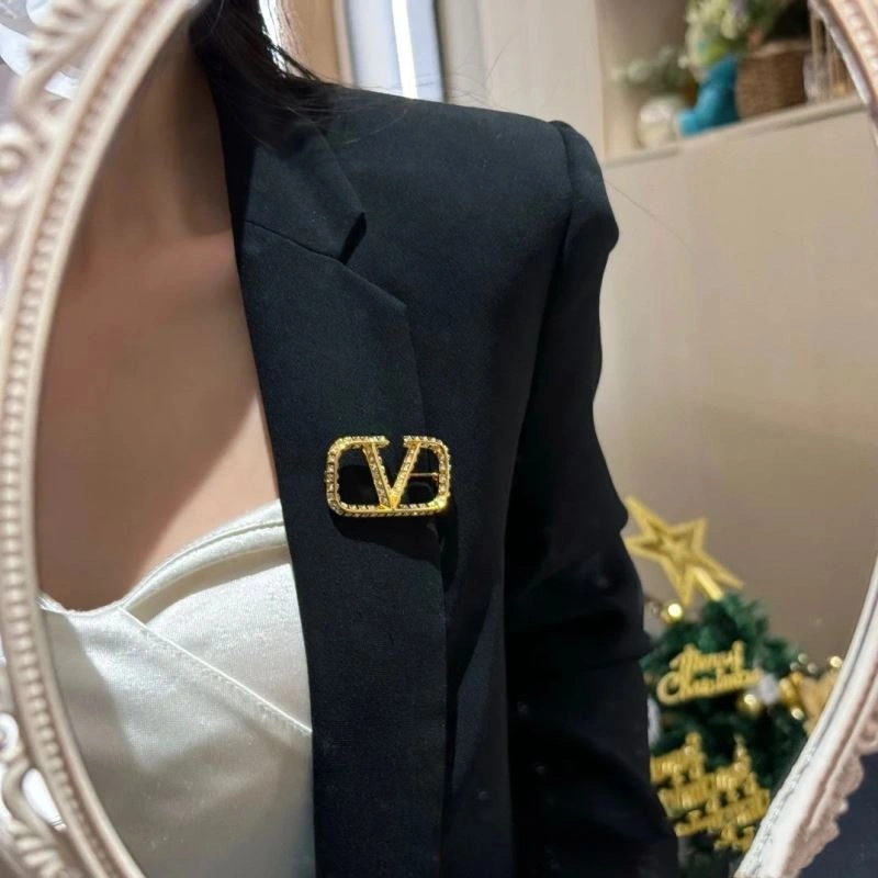 Factory-made Valentino Brooches