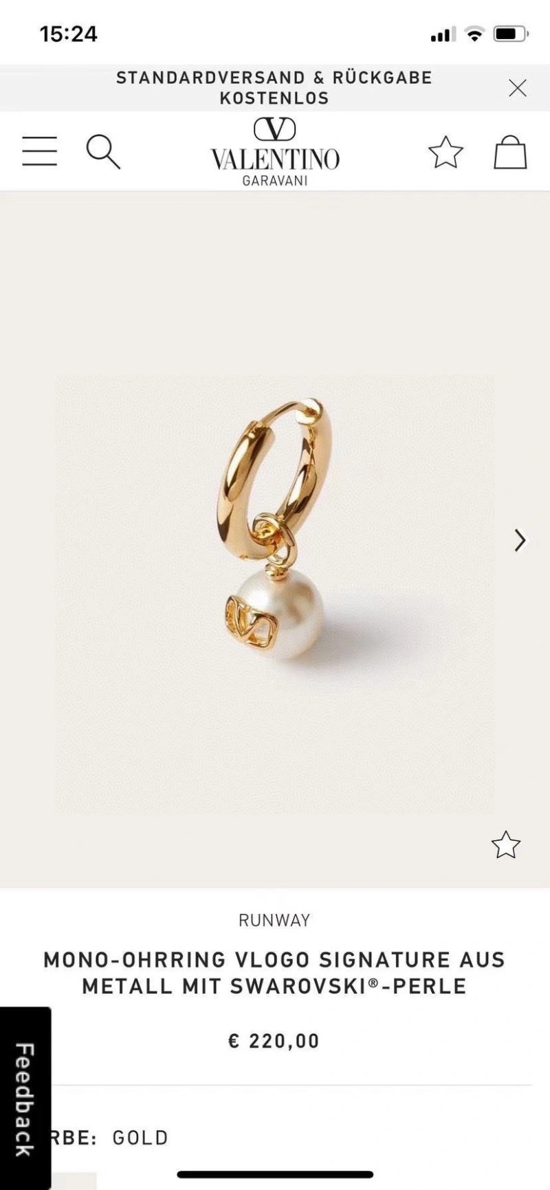 Valentino Earrings