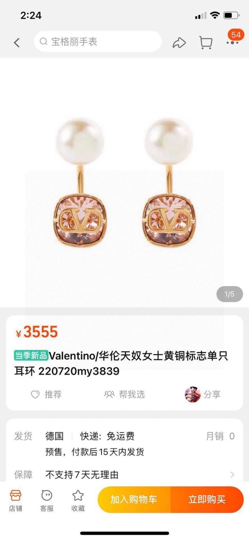 Cut-rate Valentino Earrings