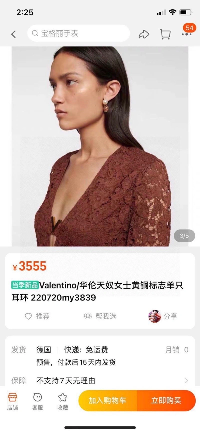 Cut-rate Valentino Earrings