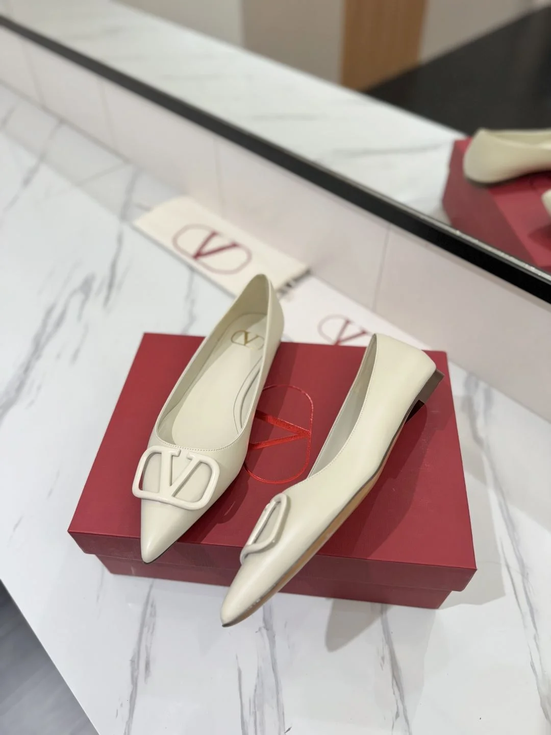 Real Valentino Flat Shoes