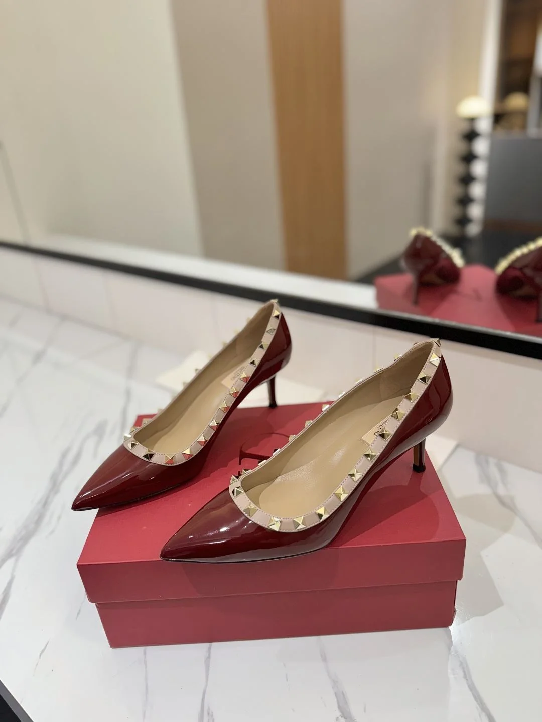 Precise copy Valentino Heeled Shoes