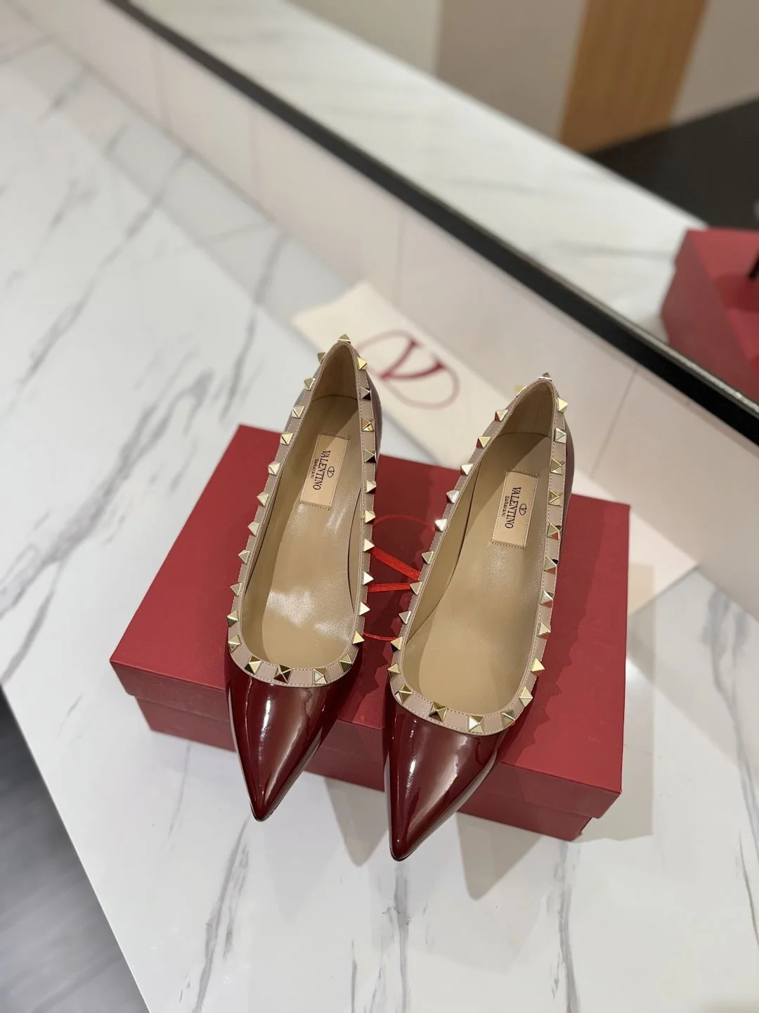 Precise copy Valentino Heeled Shoes