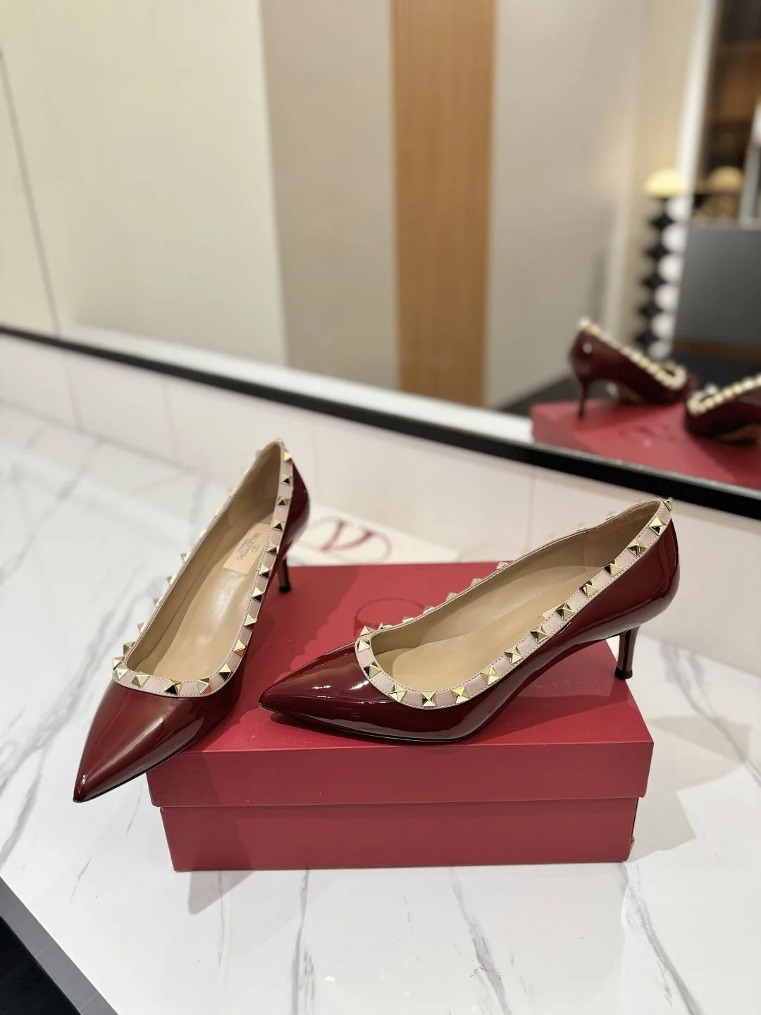 Precise copy Valentino Heeled Shoes