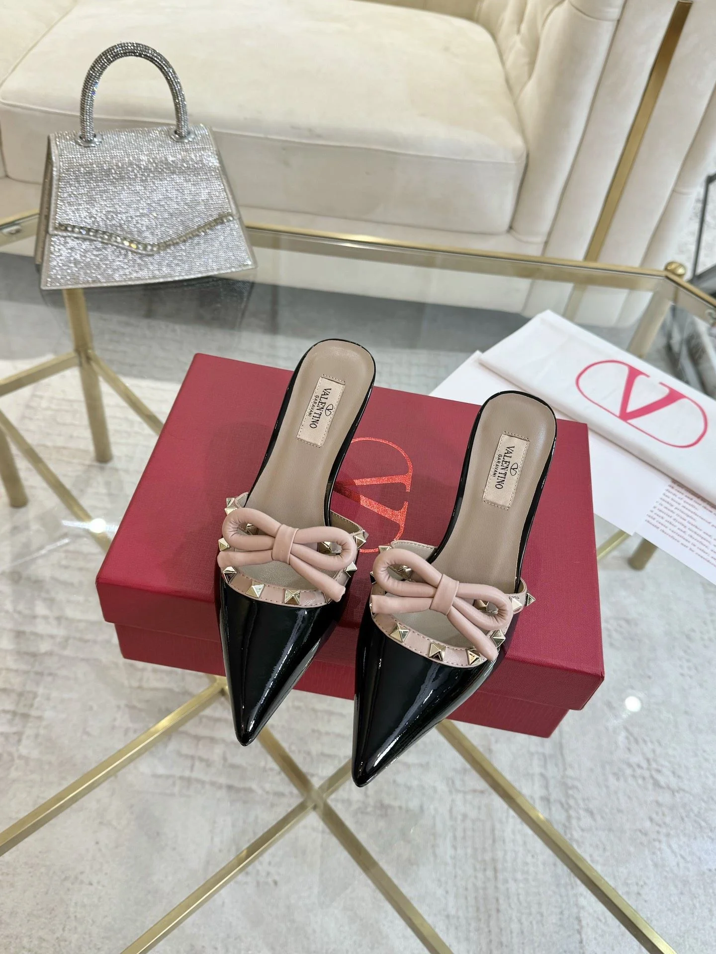Mirror quality Valentino Slippers