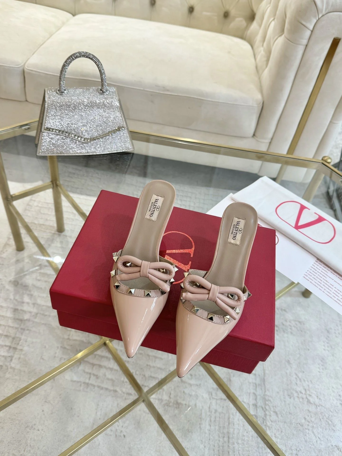Value-priced Valentino Slippers