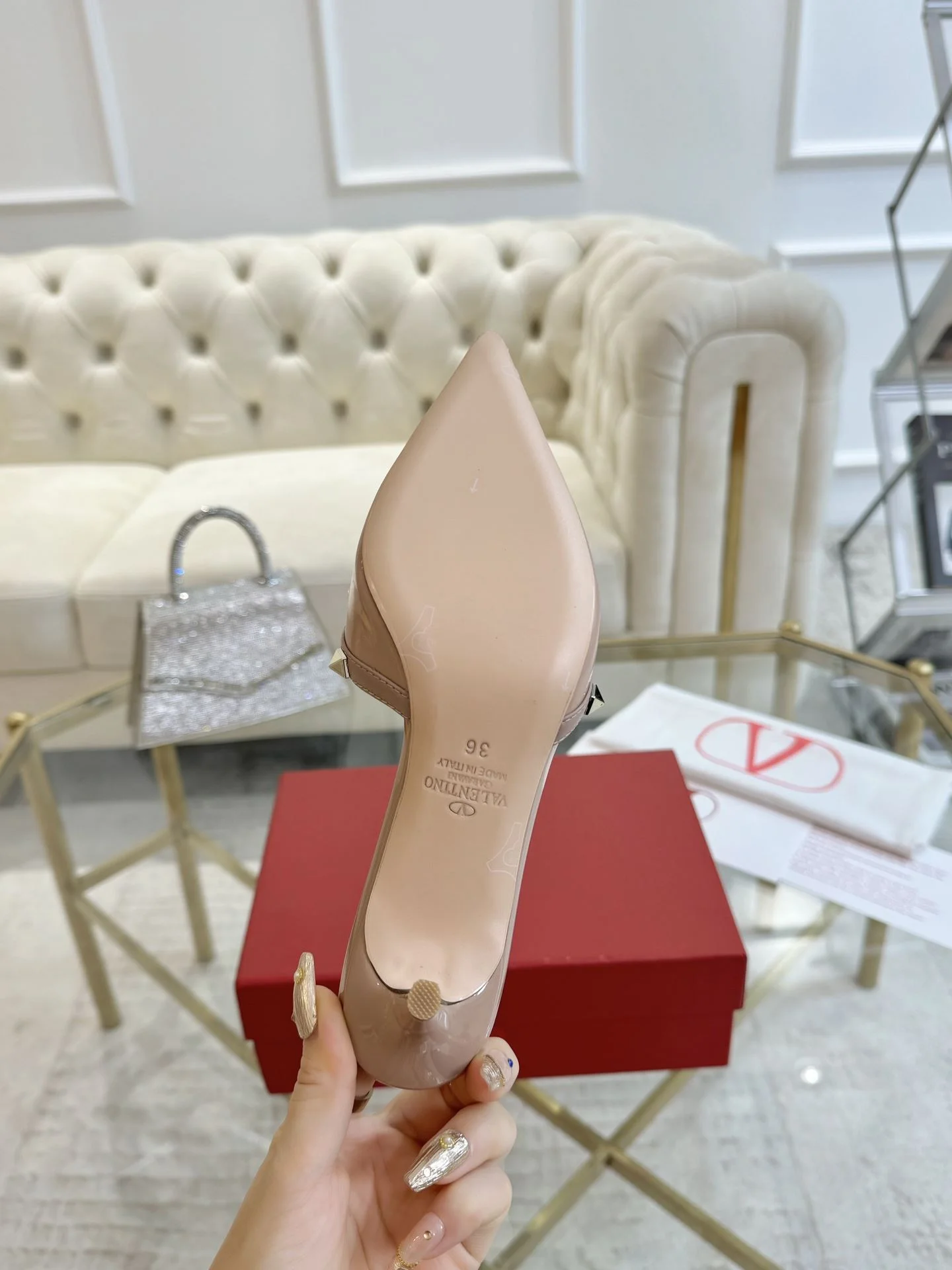 Value-priced Valentino Slippers