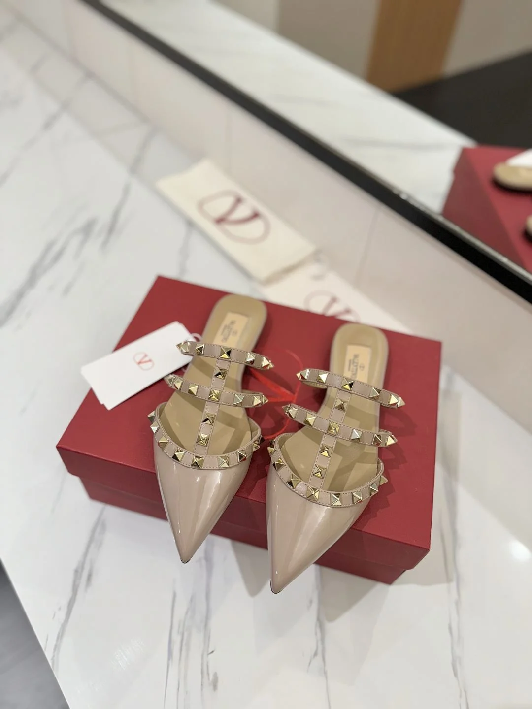 Indistinguishable Valentino Slippers