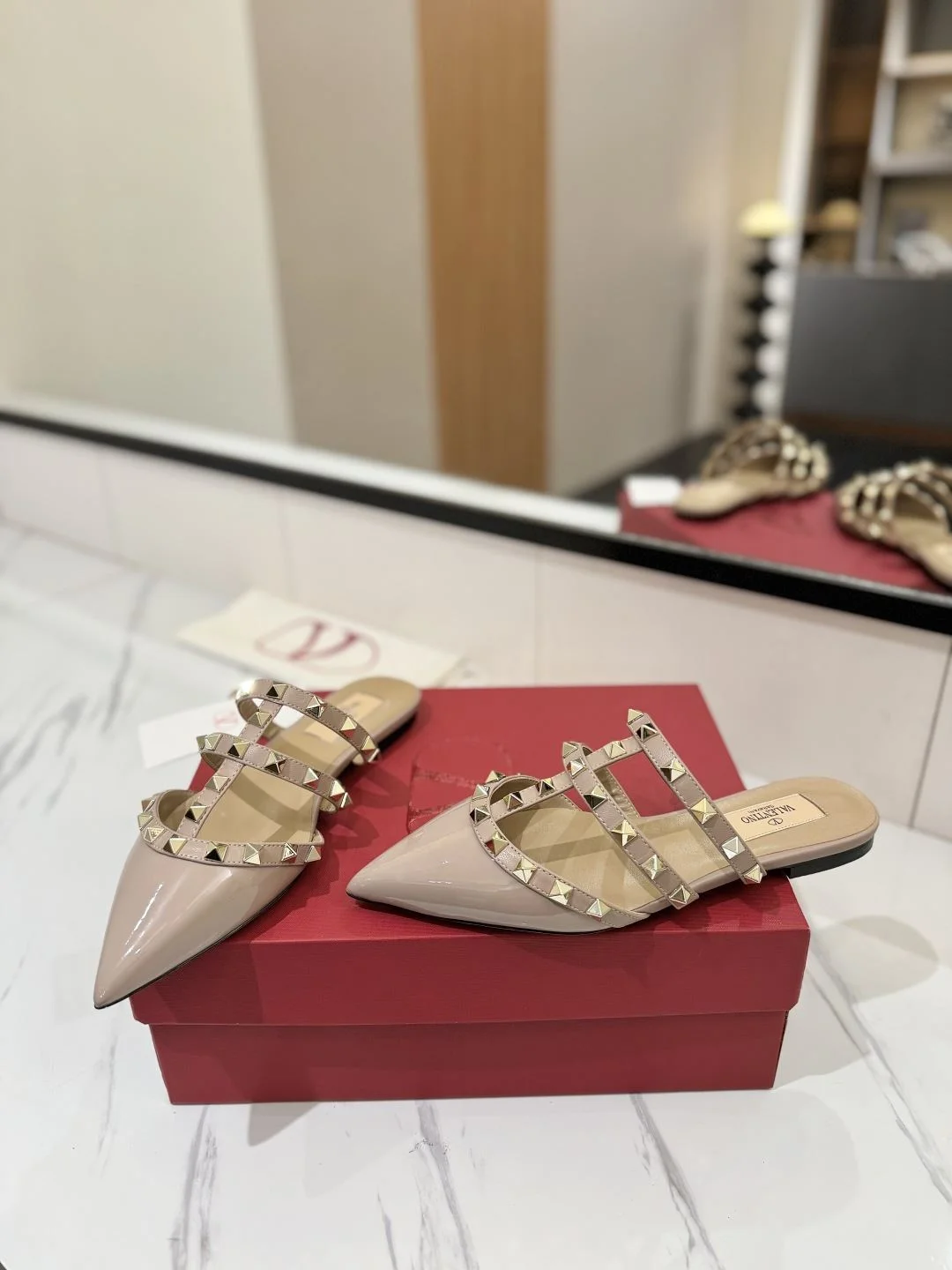 Indistinguishable Valentino Slippers