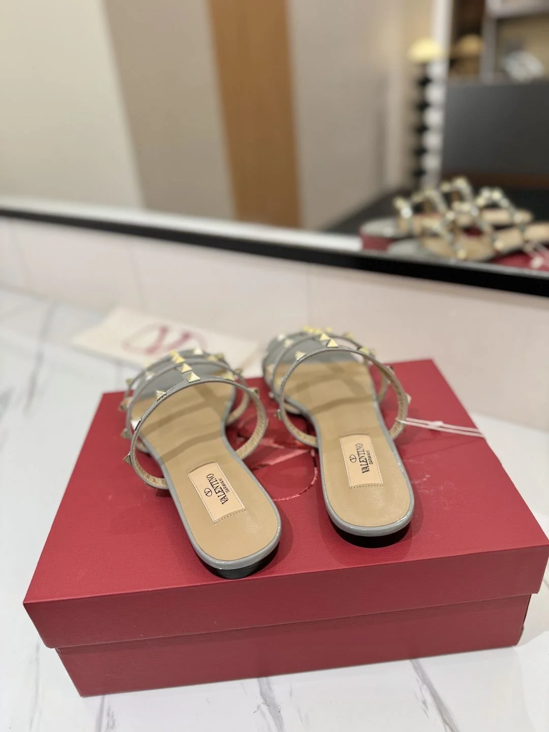 Brand-authenticated Valentino Slippers