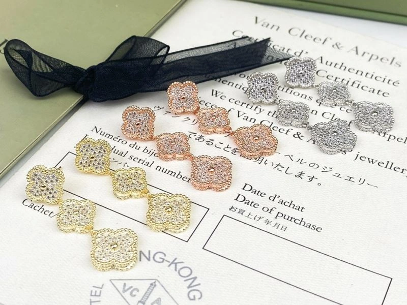 Top mirror Vca Earrings