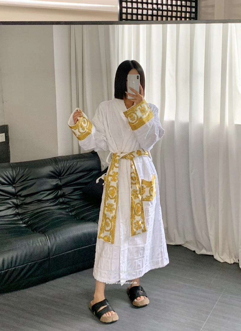 Brand-authenticated Versace Bathrobe