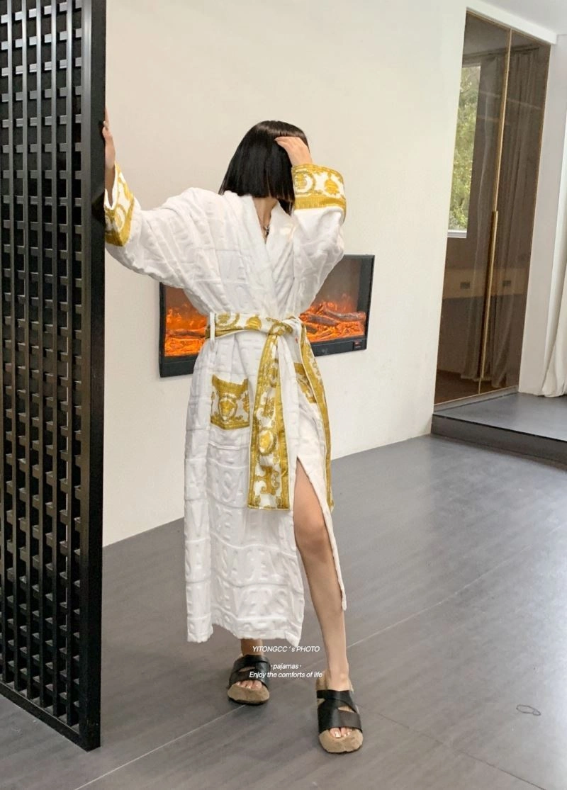 Brand-authenticated Versace Bathrobe