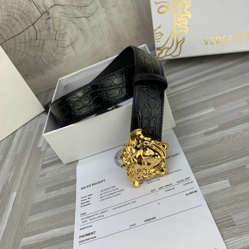Top match Versace Belts