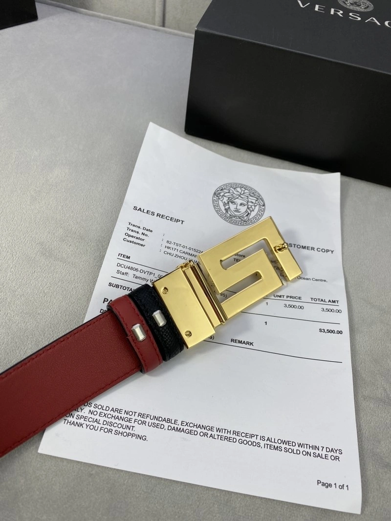 Top match Versace Belts