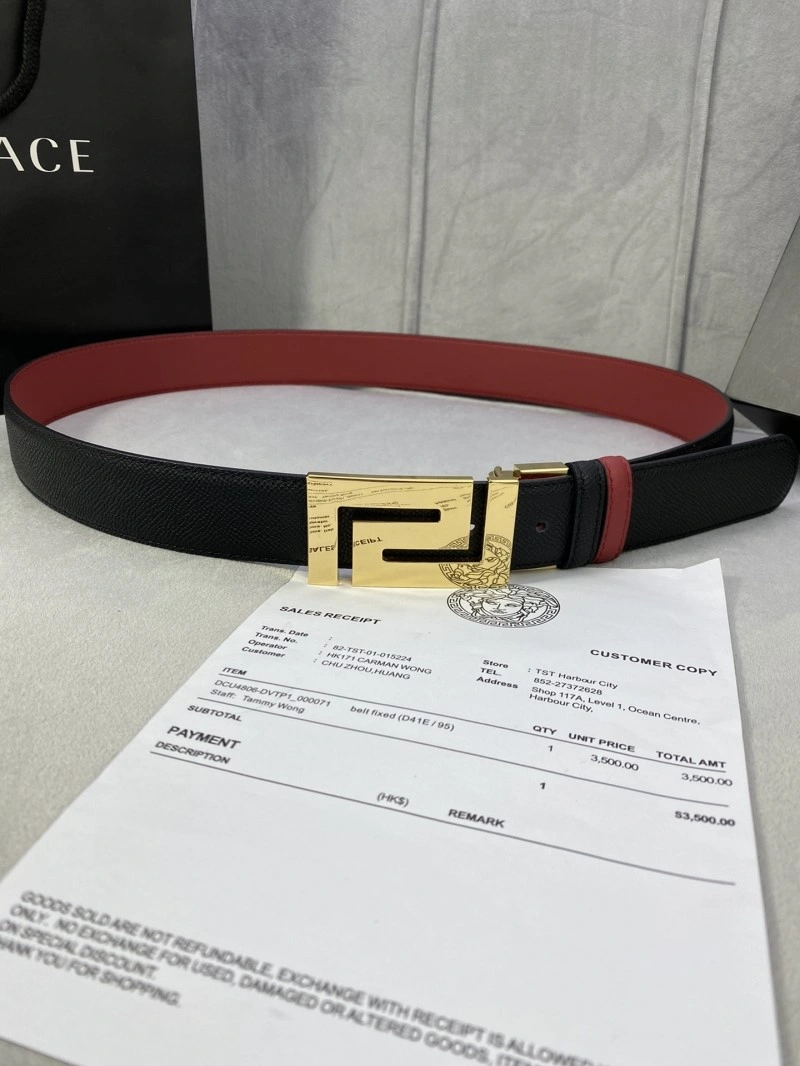 Top match Versace Belts