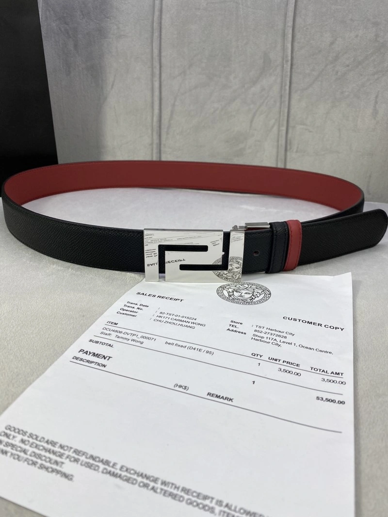 Low-cost Versace Belts