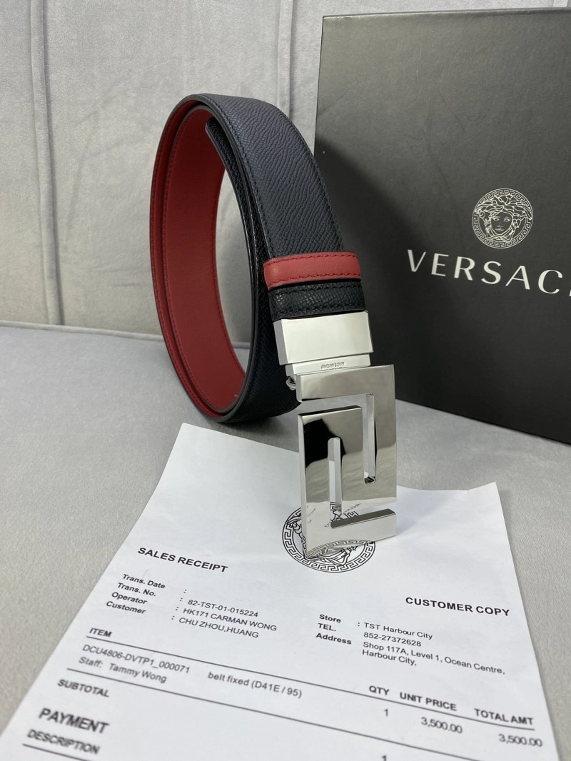Low-cost Versace Belts