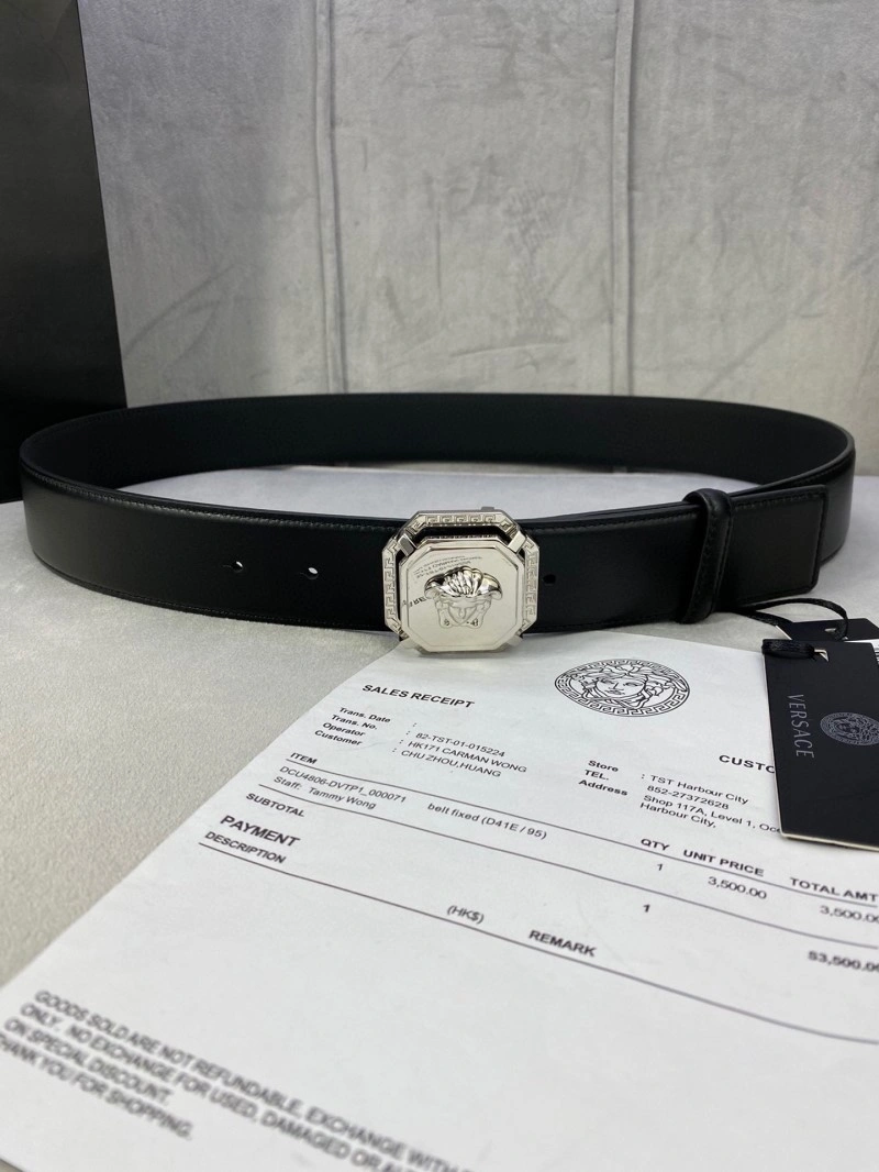 Top match Versace Belts