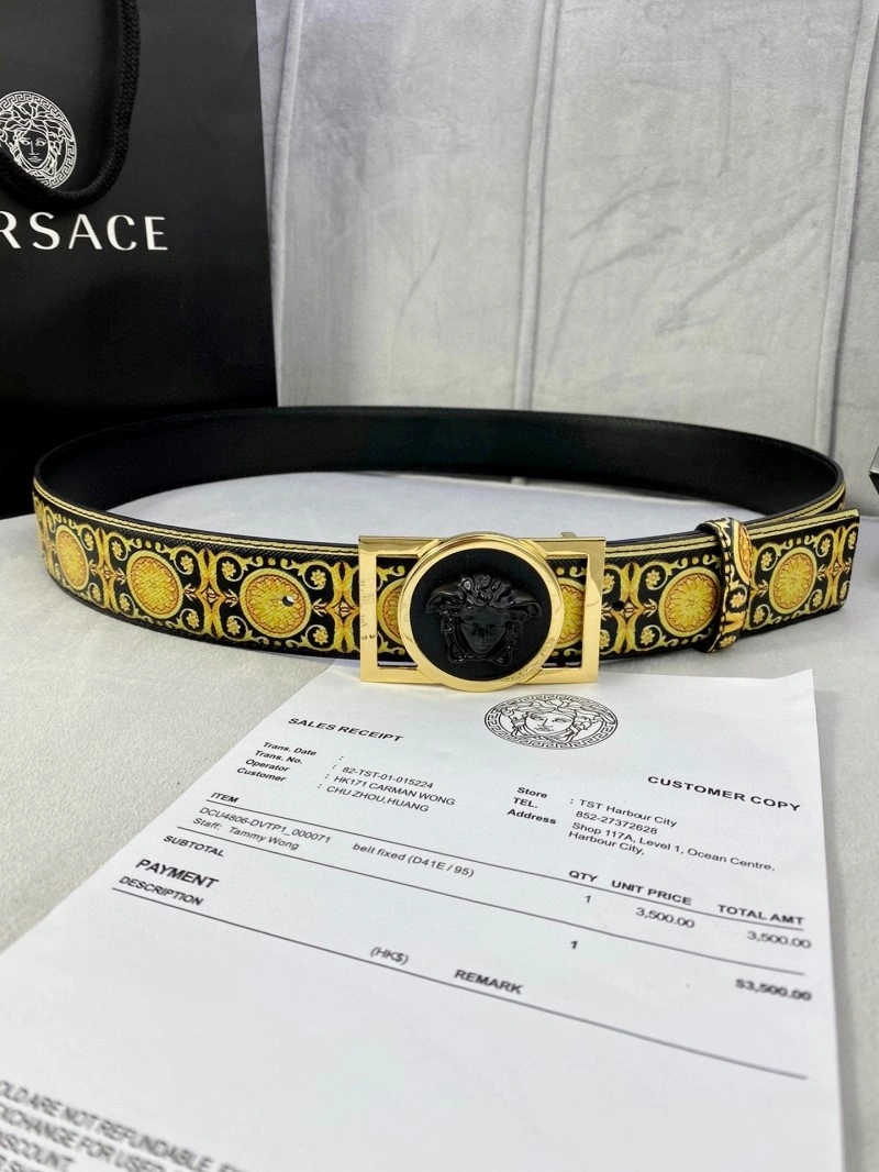 Authentic Versace Belts